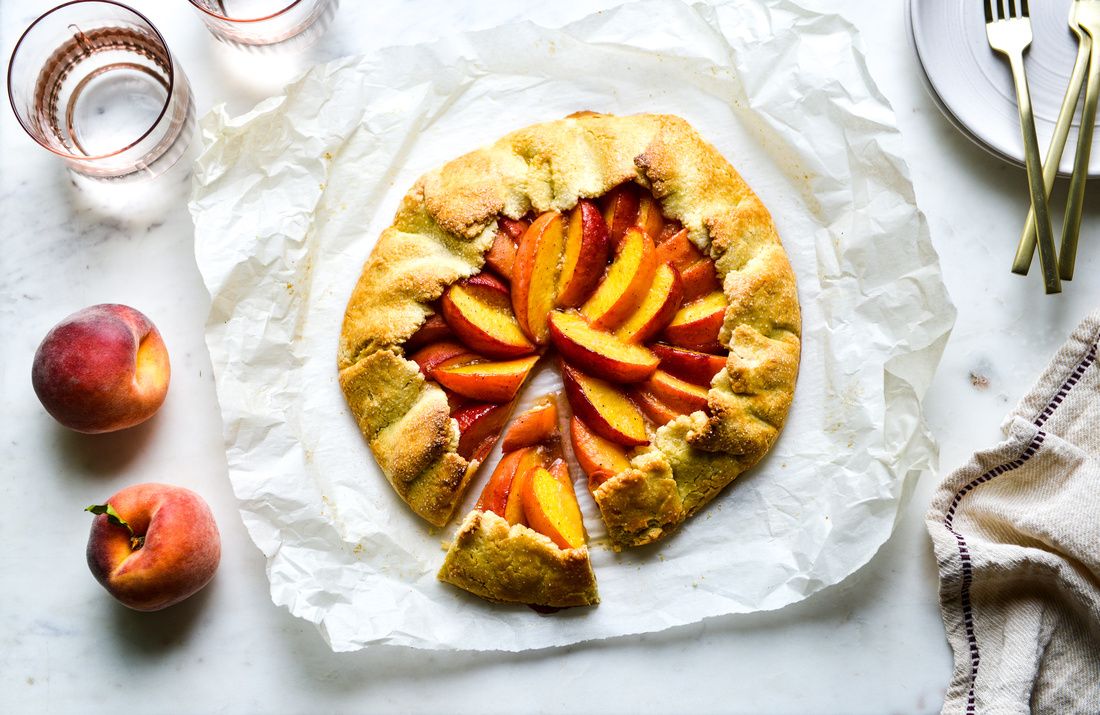 Grain-Free Peach Galette | Nourishing Meals®